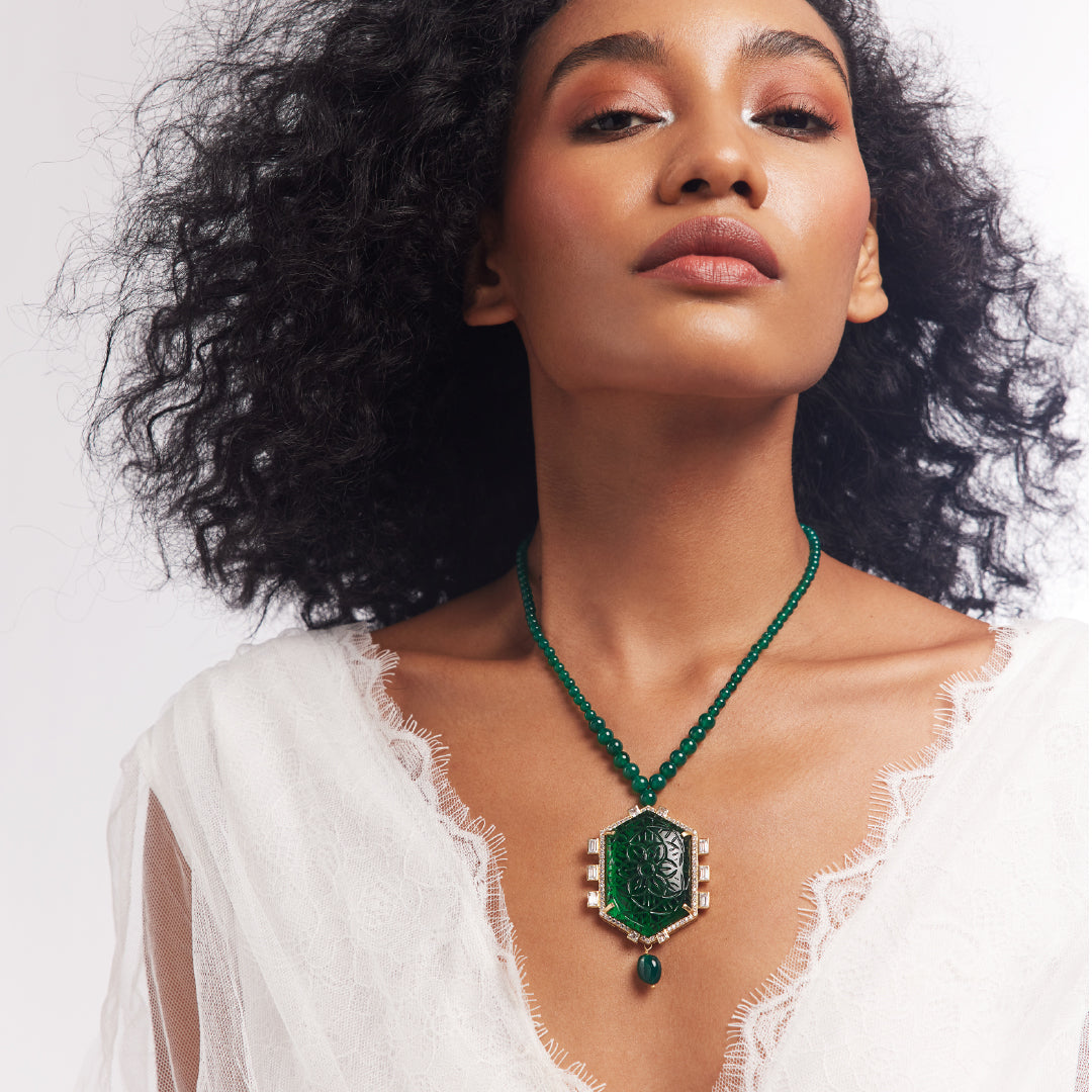 Rumeli Hexagon Necklace by JJV by JJ Valaya – Aulerth