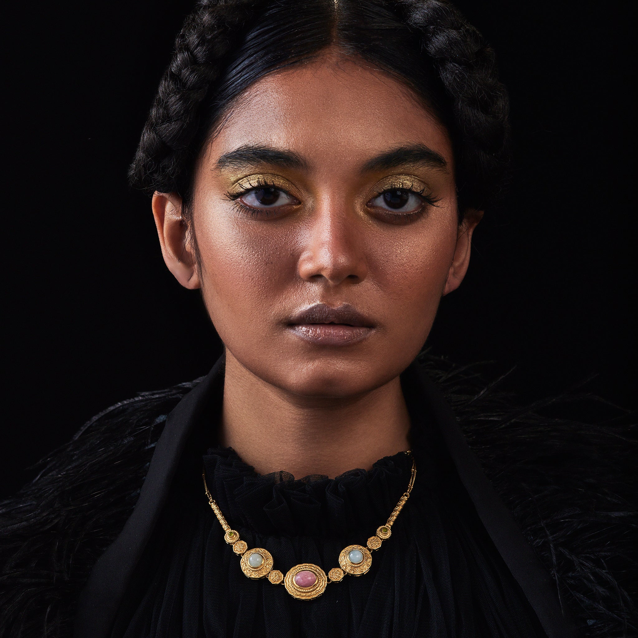 Azra Multi-motif Necklace by JJV by JJ Valaya – Aulerth